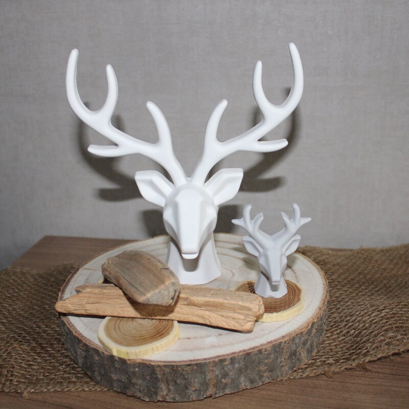 Deko hirsch weiß - Etsy.de