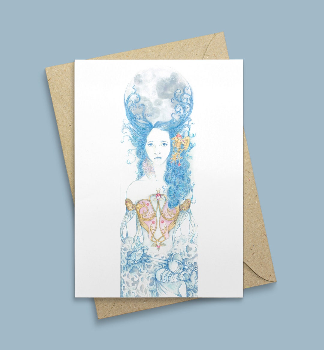 Freya Goddess A5 Card, Mythology, Fairytale, Folklore - Etsy