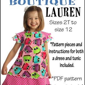 Swing Dress Sewing Pattern PDF Pattern Tunic and Dress Options ...