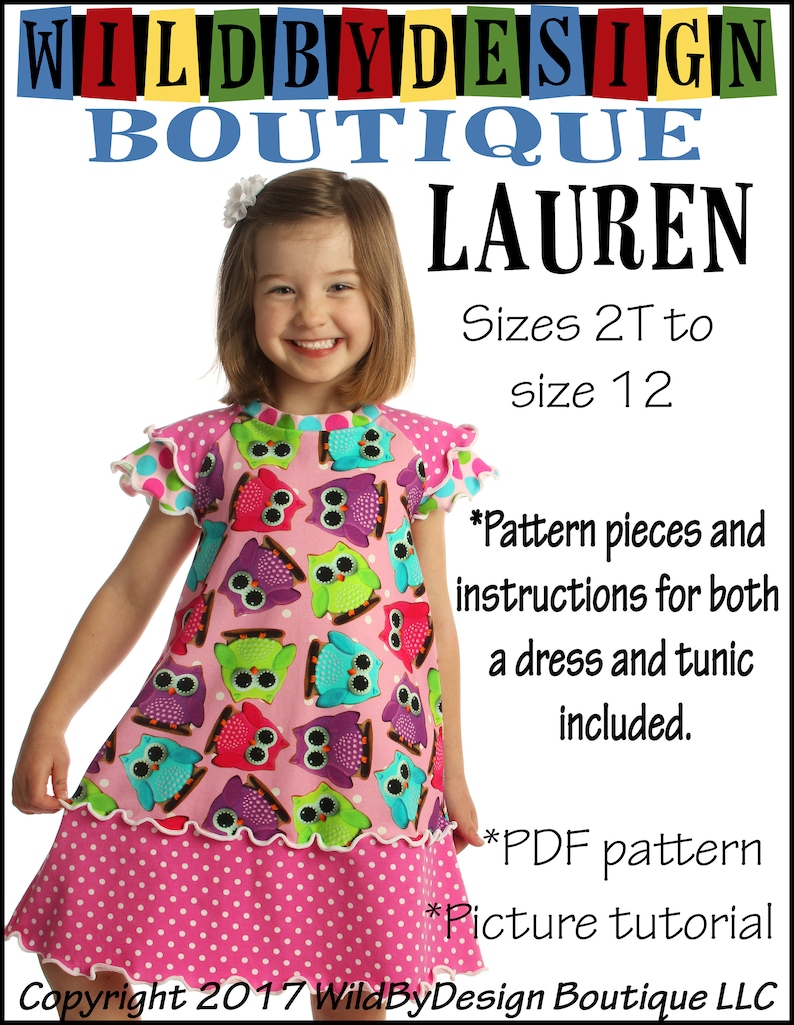 Swing Dress Sewing Pattern PDF Pattern Tunic and Dress Options ...