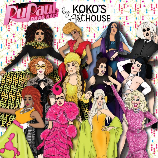 Rupauls Drag Race - Etsy