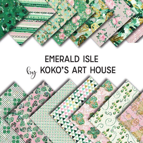 Emerald Isle Stickers - Etsy