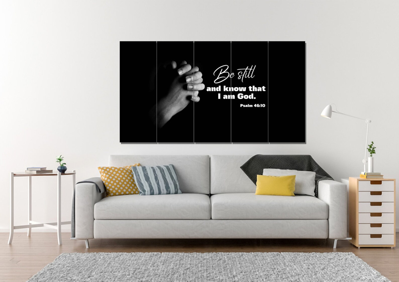 Praying Hands #9 & 'be Still and Know I Am God' Wall Art Canvas | Be ...