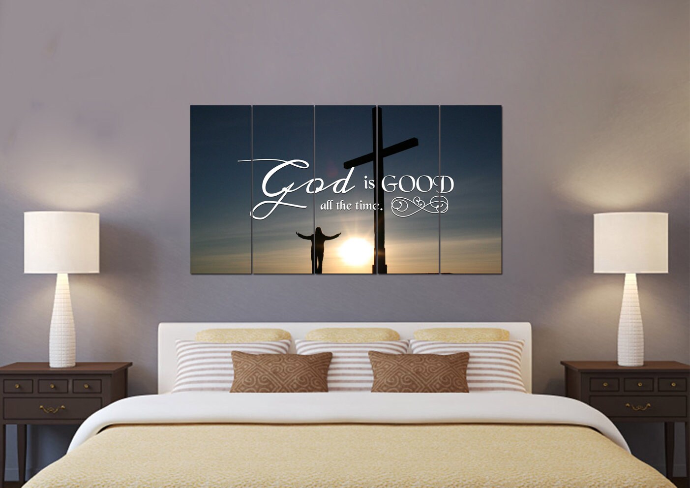 God is Good All the Time Bible Christian Quotes Wall Art | Etsy