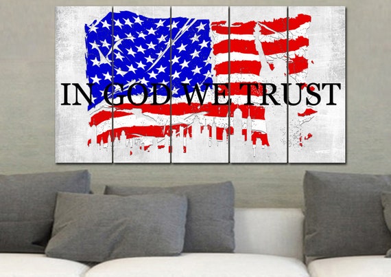 Patriotic Wall Art Words