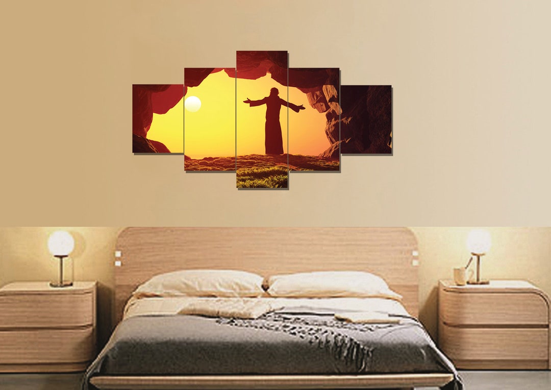 Jesus Has Risen #41 Wall Art | Large Framed Jesus Christ Art & Home ...