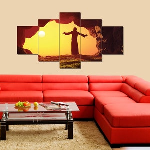 Jesus Has Risen #41 Wall Art | Large Framed Jesus Christ Art & Home ...