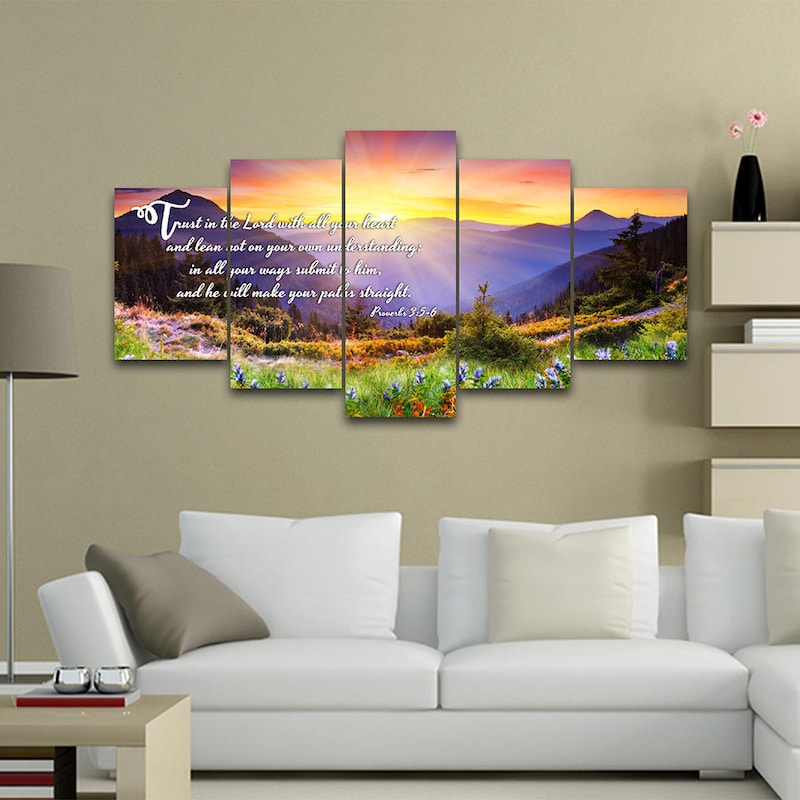 Canvas Bible Verse - Etsy
