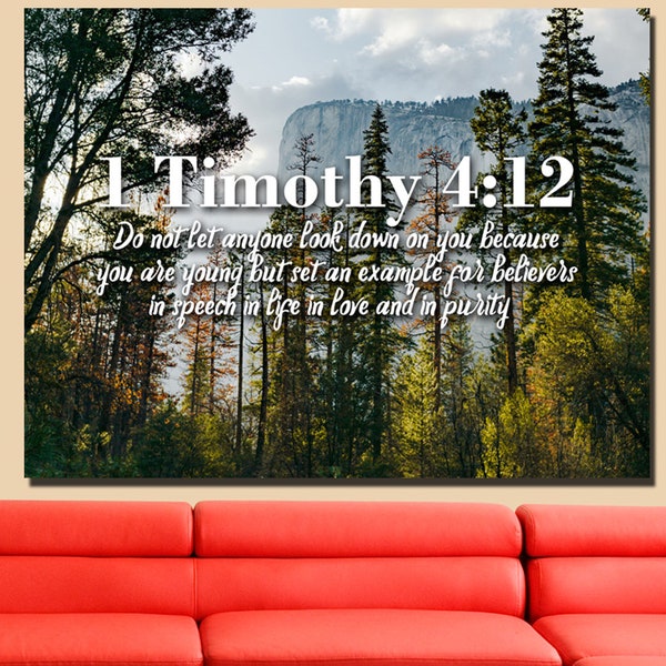 1 Timothy 4 12 - Etsy