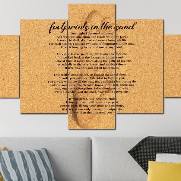 Jesus Carried Me Wall Art - Etsy