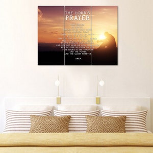 Deep Prayer #7 the Lords Prayer Wall Art | Hanging | Framed | Wall ...