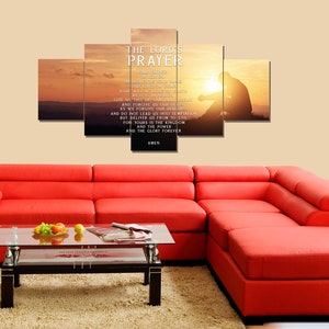 Deep Prayer #7 the Lords Prayer Wall Art | Hanging | Framed | Wall ...