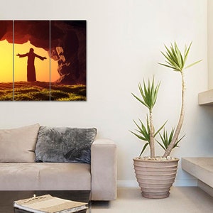 Jesus Has Risen #41 Wall Art | Large Framed Jesus Christ Art & Home ...