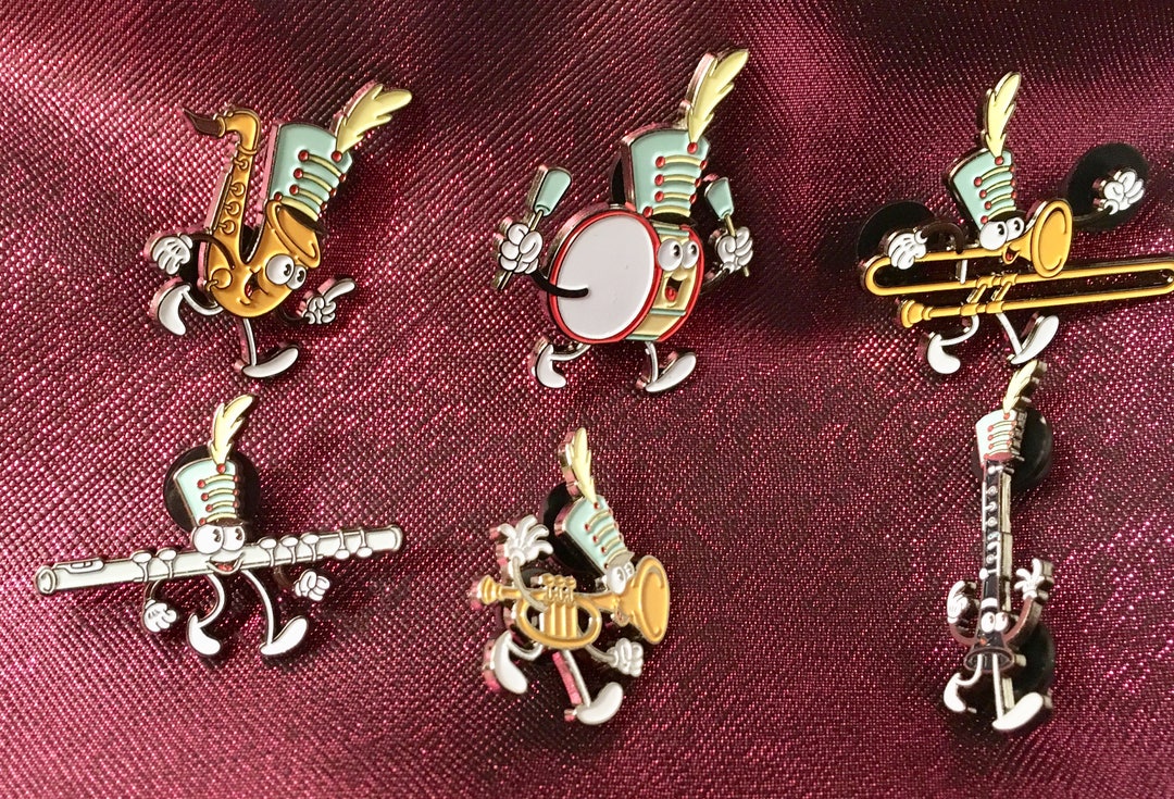 Custom Bundle of Six Instrument Band Geek Pins CHOOSE YOUR AWESOMENESS ...