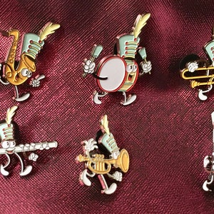 Custom Bundle of Six Instrument Band Geek Pins - Etsy