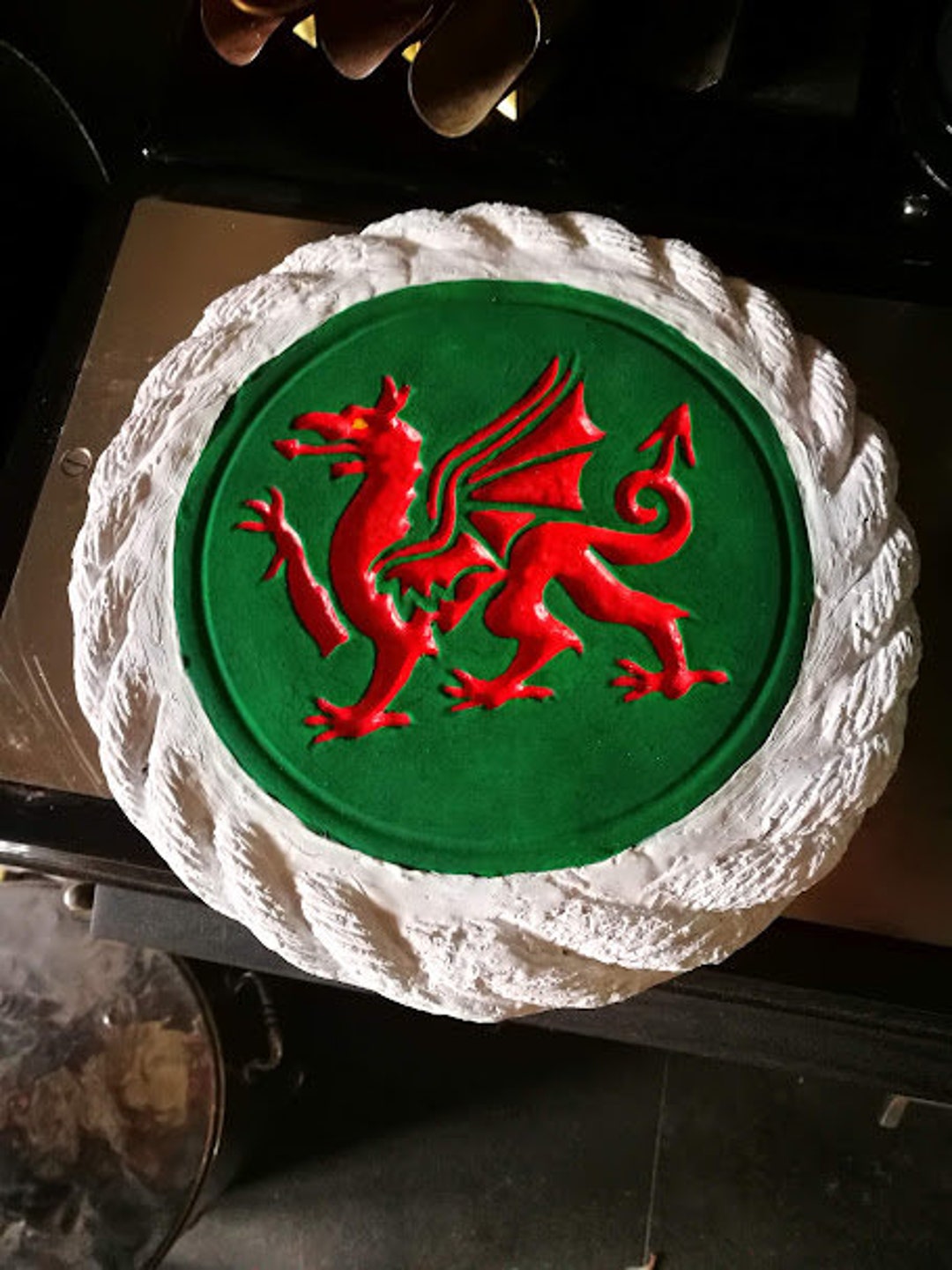 Welsh Dragon Stepping Stone - Etsy