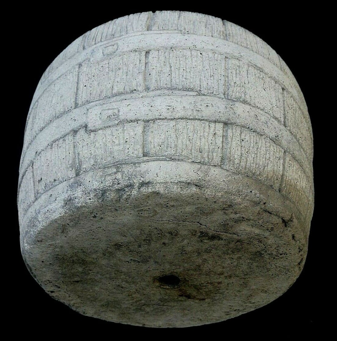 Lovely New Modern Concrete 31cm Barrel Style Garden Stone - Etsy UK