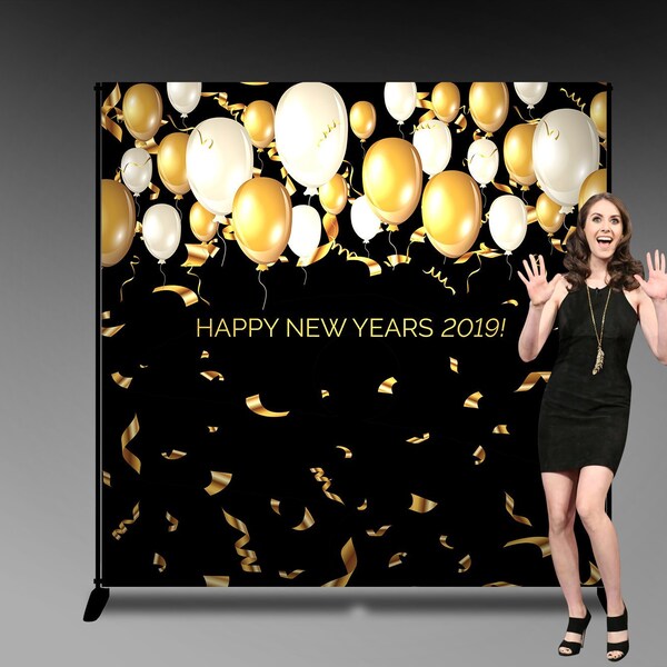 New Years Backdrop - Etsy