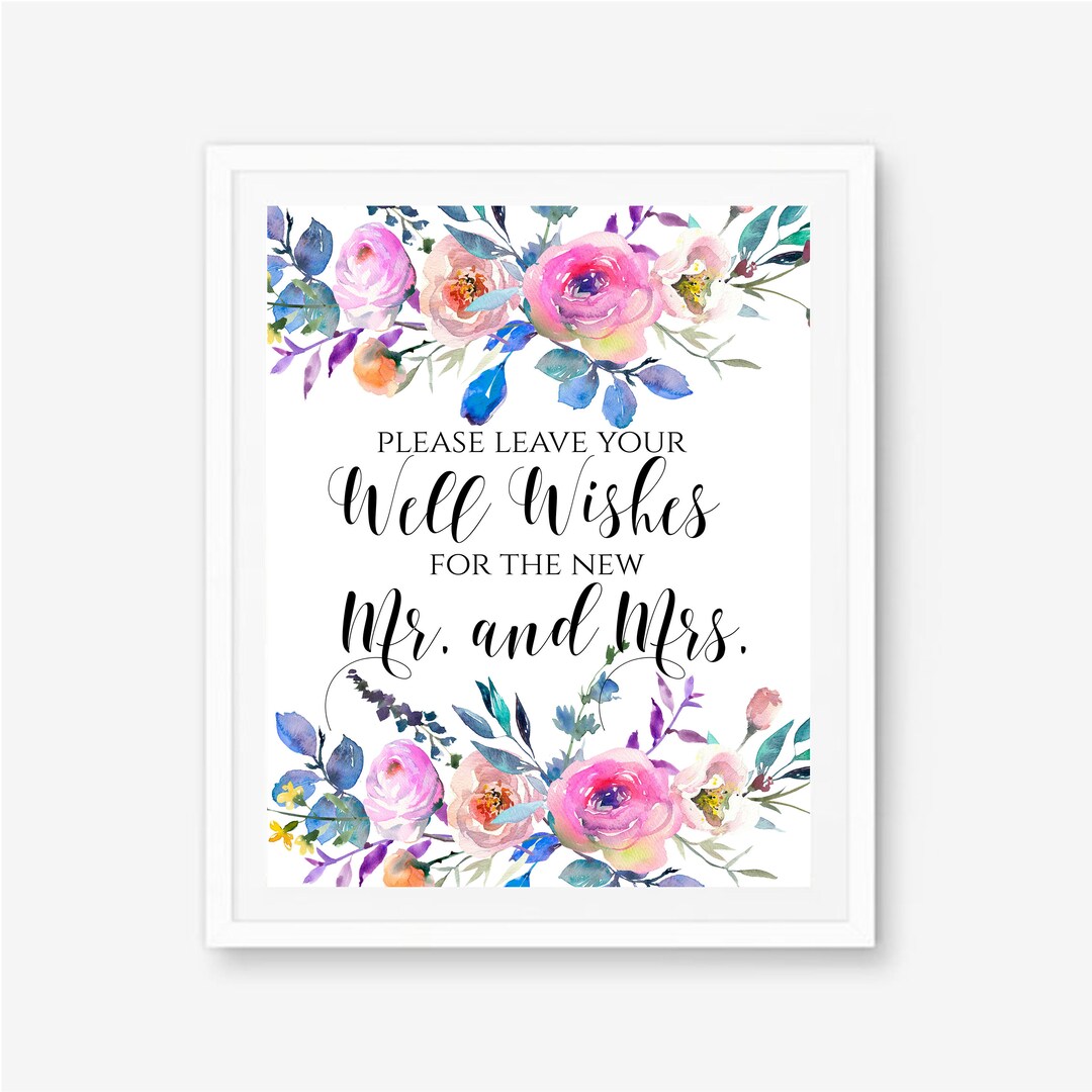 Please Leave, Leave Your Wishes, Please Leave Wishes, Well Wishes Sign ...