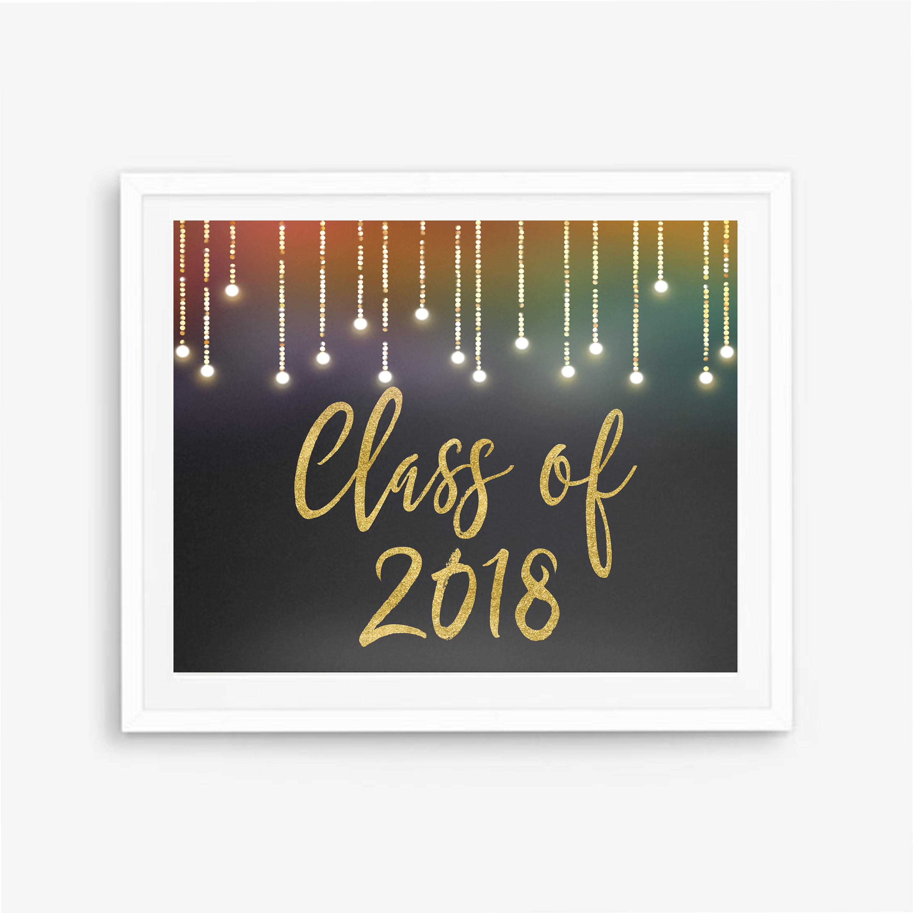 Class of 2018 Sign Graduation Party 2018 Graduation Sign - Etsy