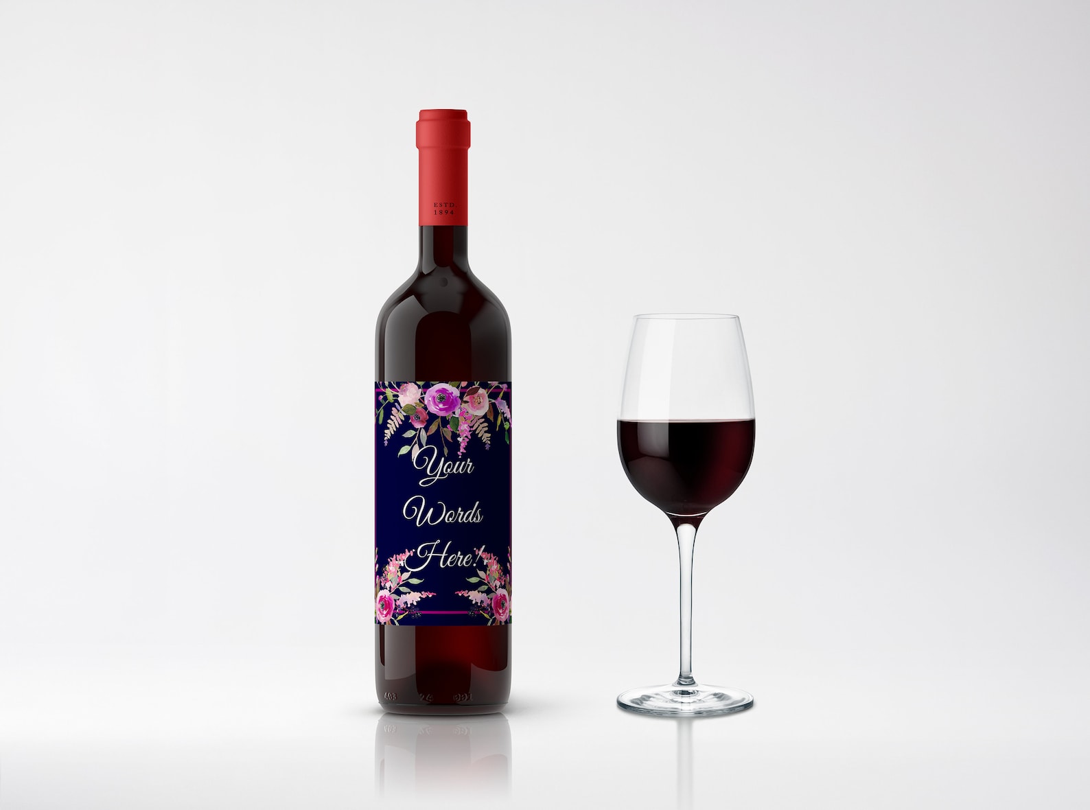 Editable Wine Label DIY Wine Label Your Text Here Personal - Etsy