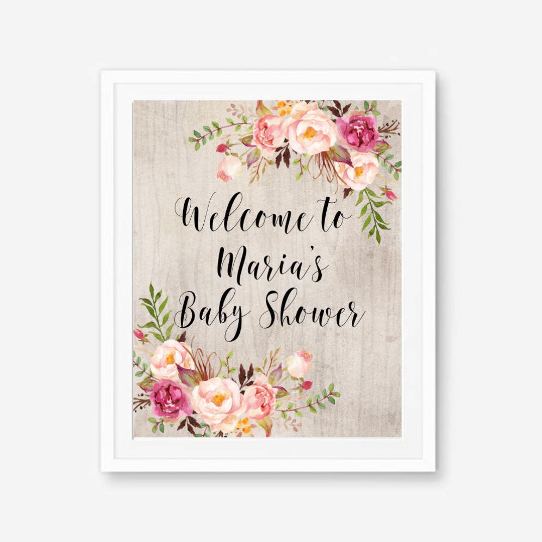 Boho Welcome Sign Tribal Welcome Sign Boho Shower Sign - Etsy