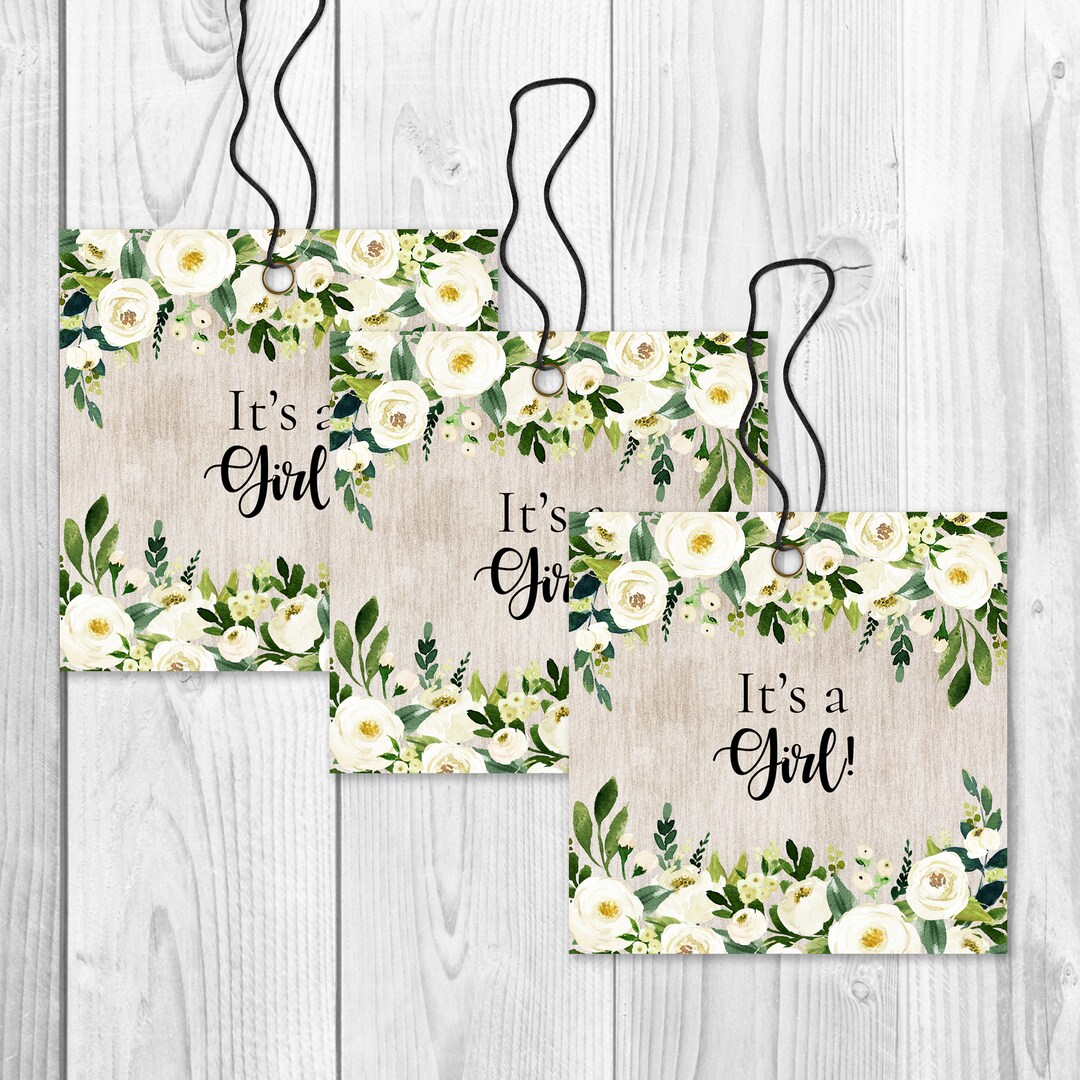 Its a Girl Tags Its a Girl Tag Nail Polish Tag Its a Girl - Etsy