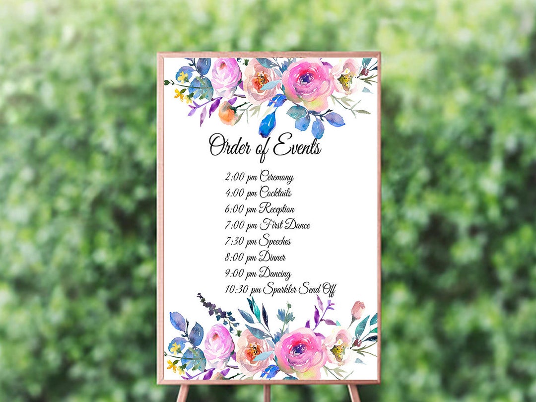 Línea de tiempo imprimible orden de los eventos signo - Etsy México