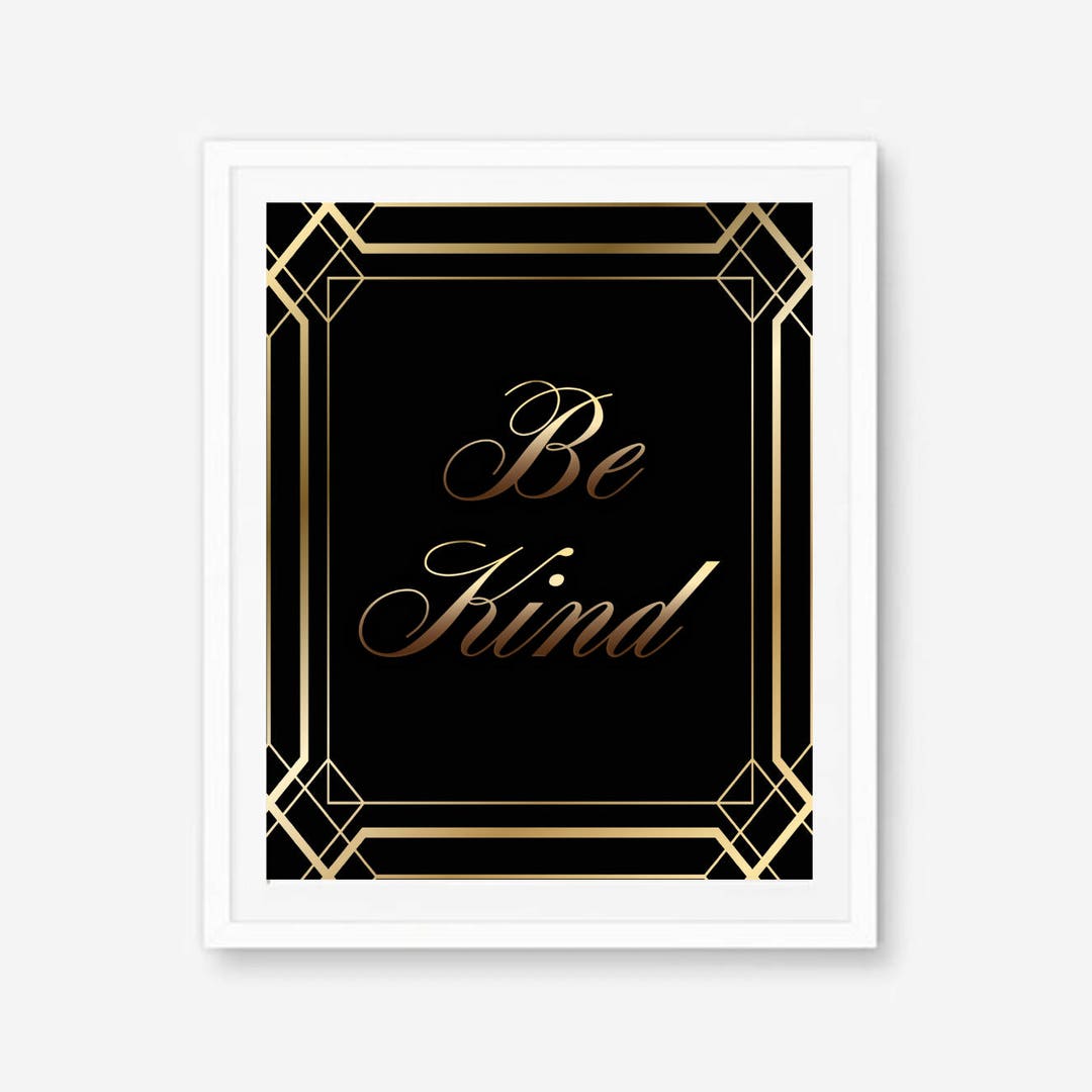 Be Kind Sign Be Kind Printable Be Kind Poster Be Kind - Etsy