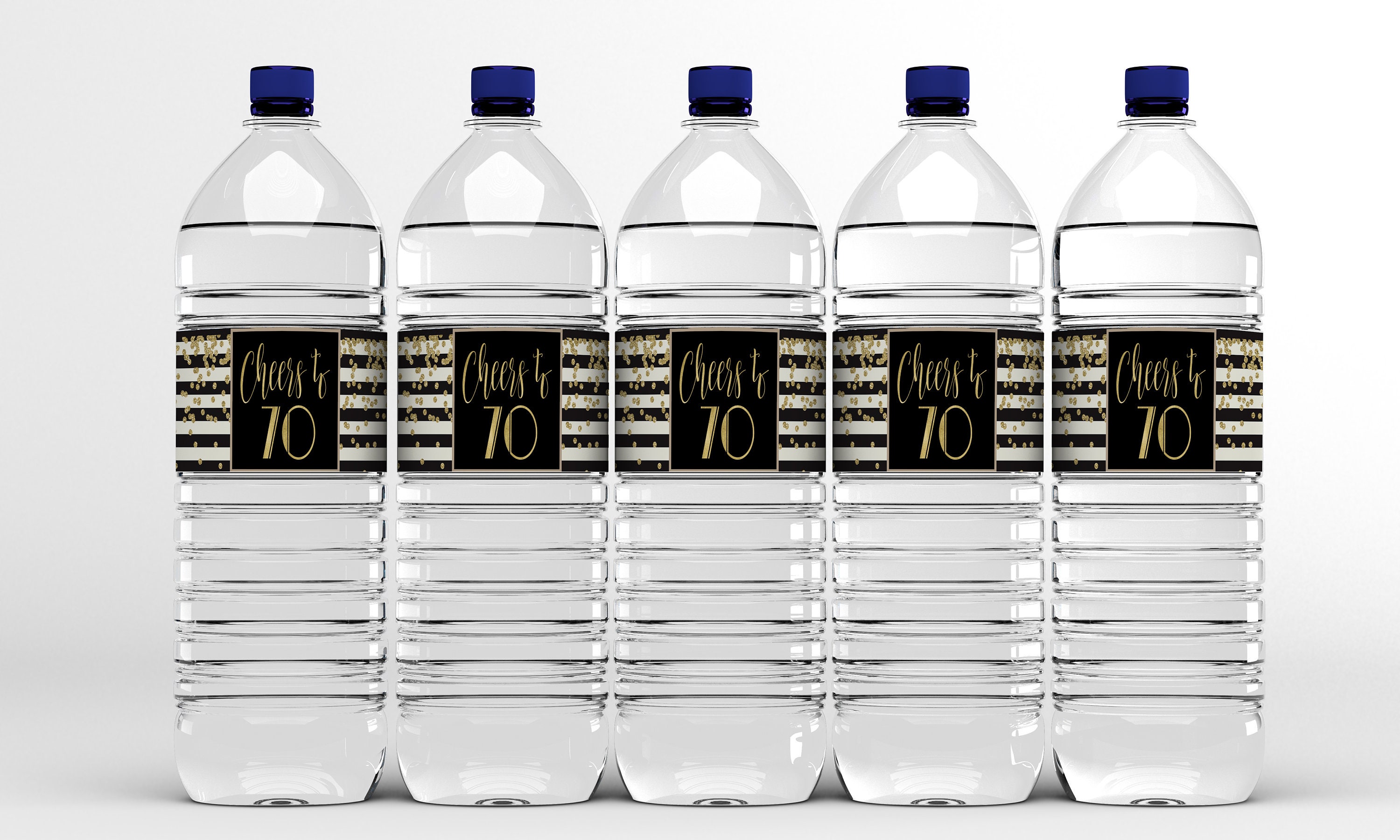 70th Birthday Party Custom Wrappers Cheers to 70 Years - Etsy