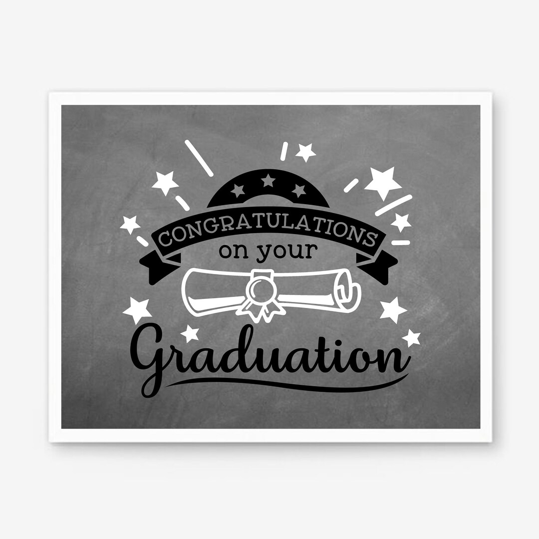 Congrats Sign Congratulations Sign Congrats Decor Congrats - Etsy