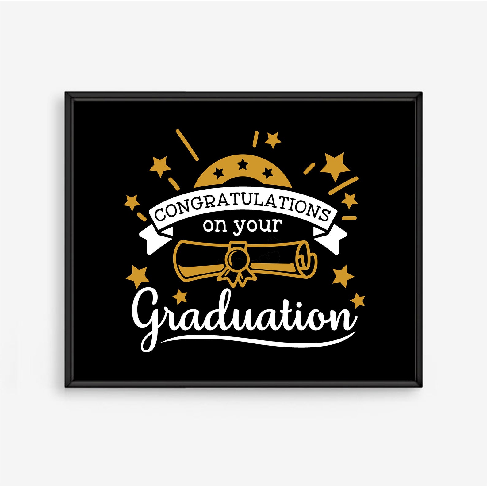Congrats Sign Congratulations Sign Congrats Decor Congrats - Etsy