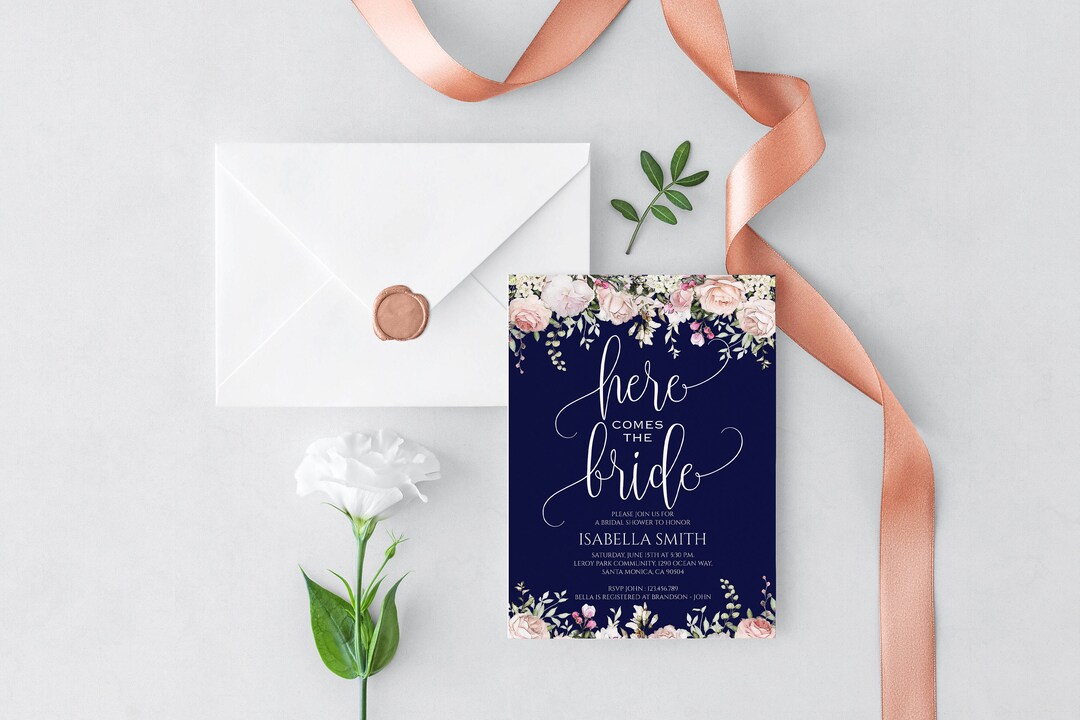 Boho Chic Invite, Bachelorette Invite, Rustic Bridal Invite, Bohemian ...