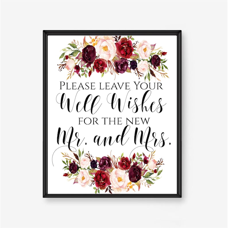 Please Leave Leave Your Wishes Please Leave Wishes Well - Etsy