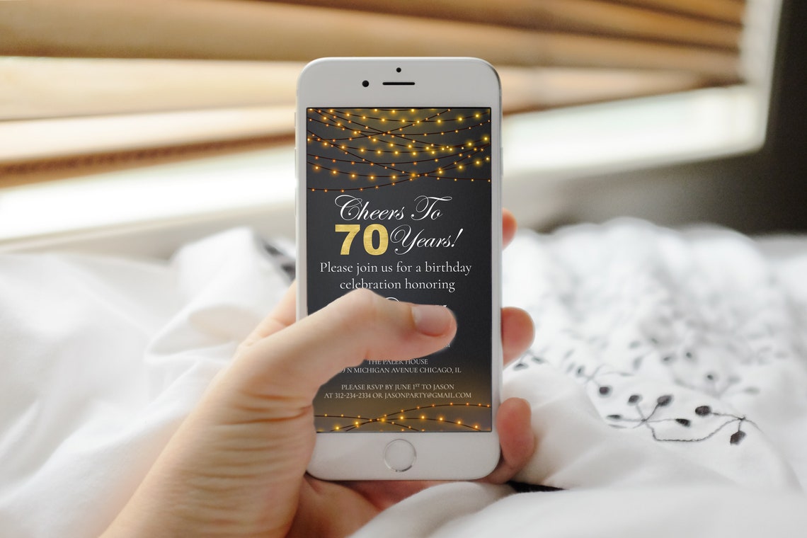 Digital Invitation Email Invitation Electronic Invite | Etsy