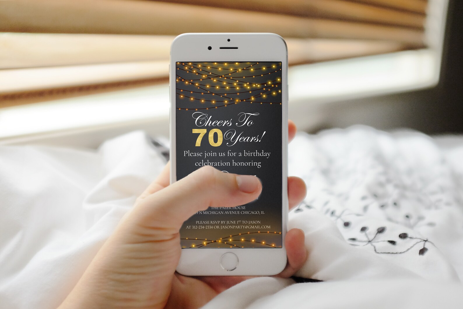 Digital Invitation Email Invitation Electronic Invite | Etsy