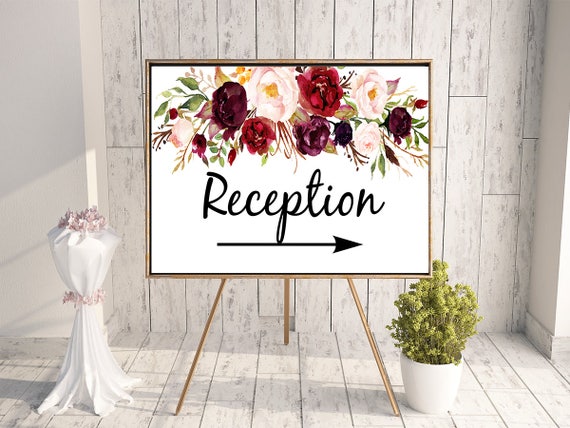 Cheap wedding sign welcome sign cute wedding sign reception | Etsy