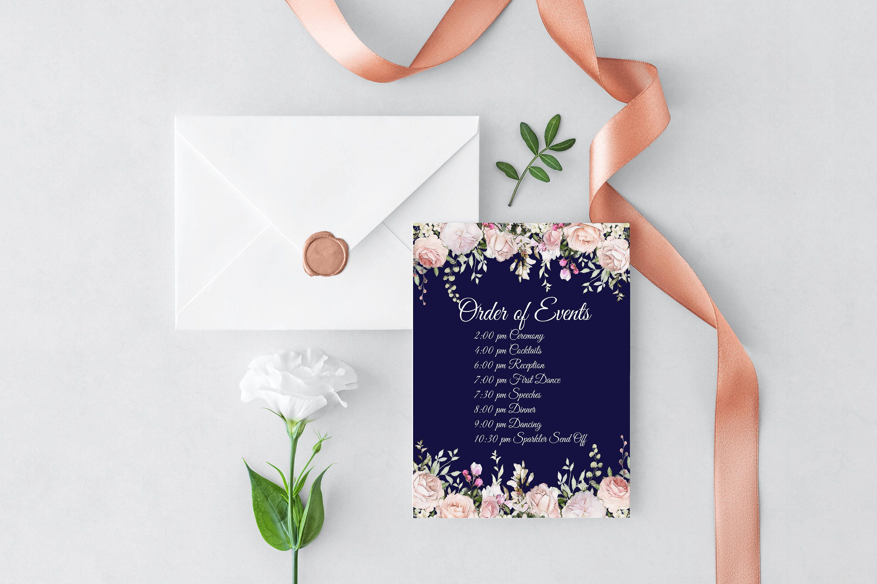 Línea de tiempo imprimible orden de los eventos signo | Etsy