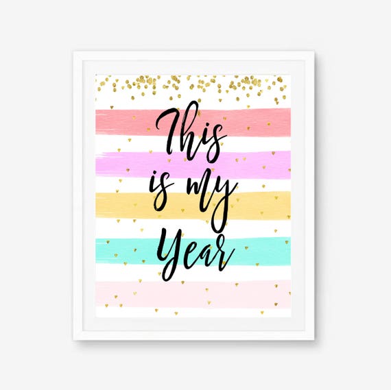 This is My Year My Year Building My Empire New Years | Etsy