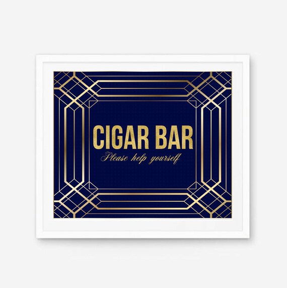 Cigar Bar Sign Printable Cigar Sign Cigar Sign Cigar Bar - Etsy