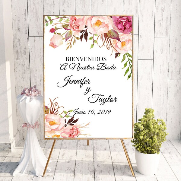 Spanish Welcome Sign - Etsy