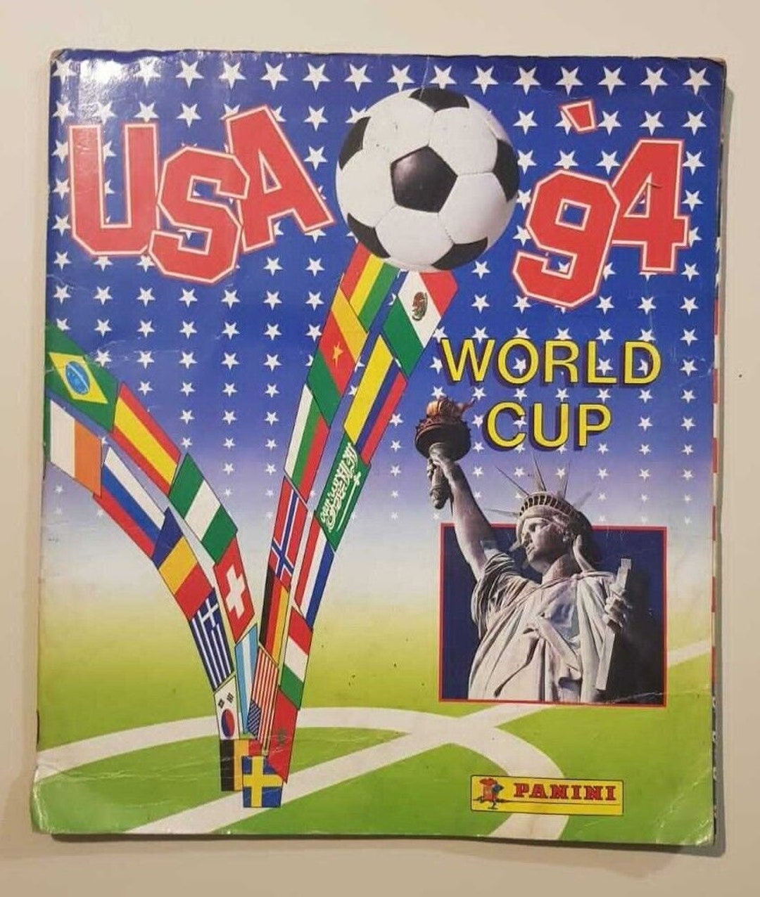 RARE Panini WORLD CUP Usa 1994 Official Album Incomplete-1 Sticker ...