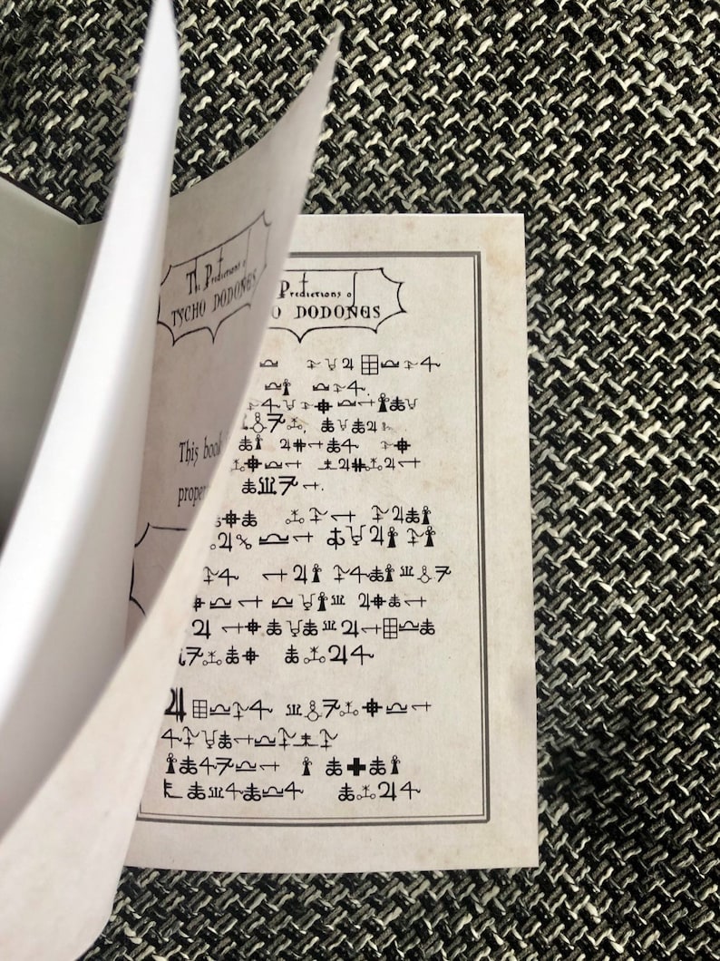 The Predictions of Tycho Dodonus - and a page of curious symbols ...