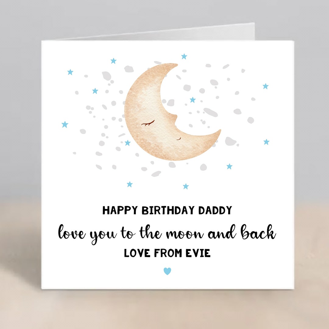Daddy Birthday Card Happy Birthday Daddy Card Dad Birthday Card for ...