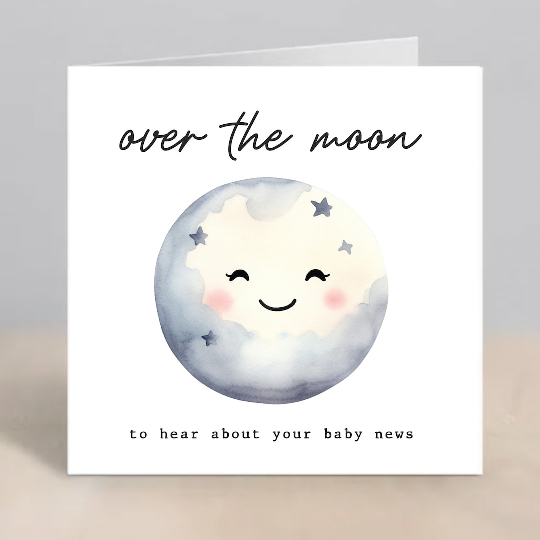 Baby News Congratulations Card, Pregnancy Card, Mum to Be Card, Baby ...