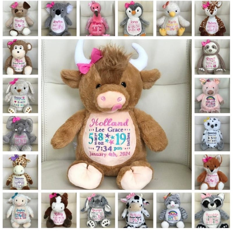 Birth Teddy Girl - Etsy