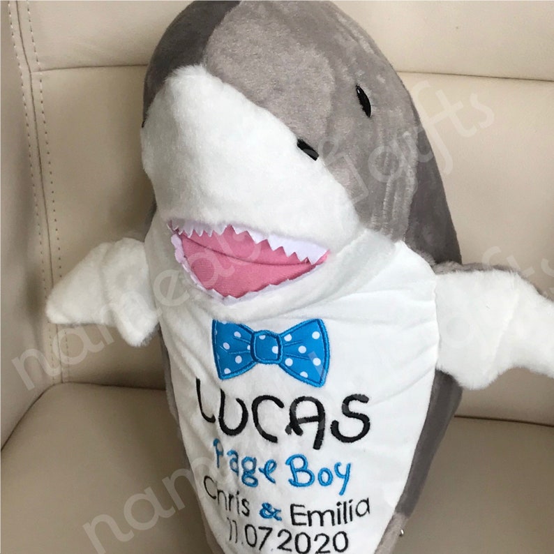 Personalized Stuffed Animal Personalized Shark Personalized - Etsy Canada