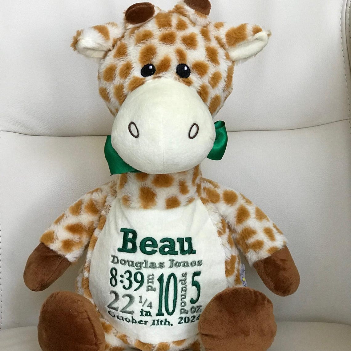 Personalized Stuffed Animal, Personalized Giraffe, Personalized Baby ...