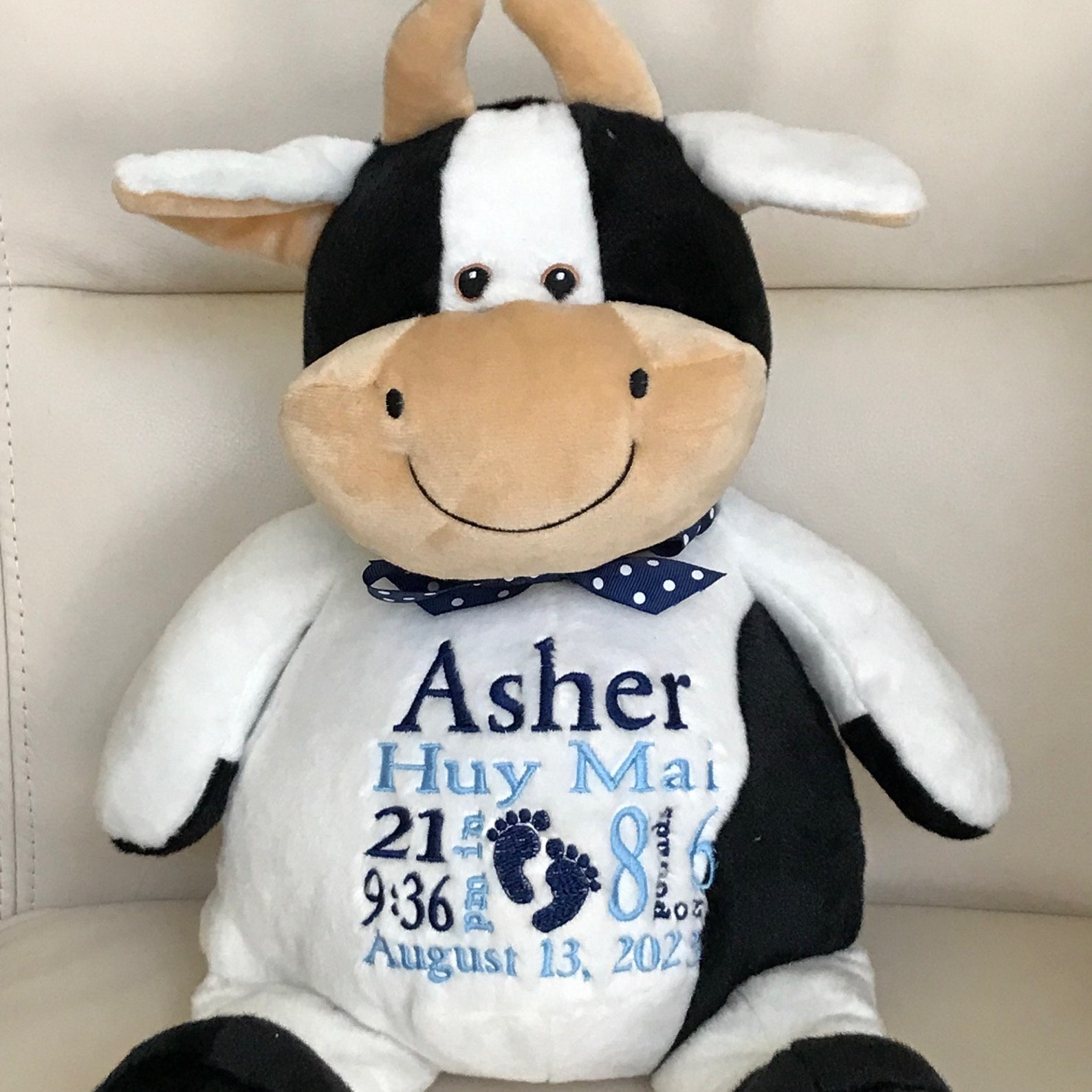 Personalized Stuffed Animal, Personalized Cow, Personalized Baby Gifts ...