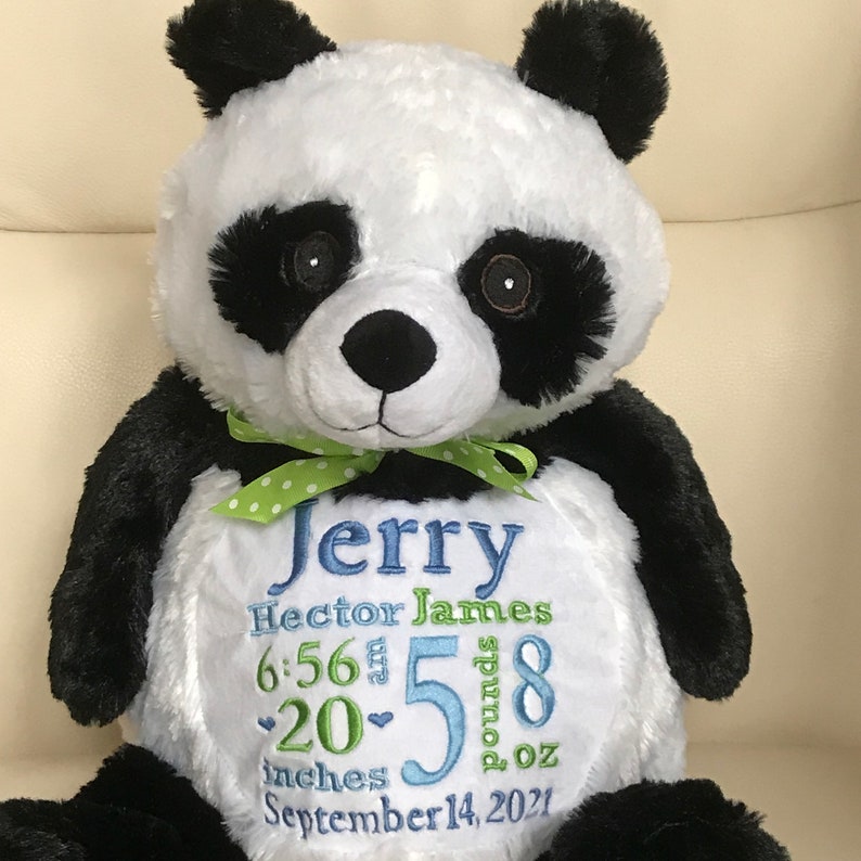Personalized Stuffed Animal Personalized Baby Gift Panda - Etsy